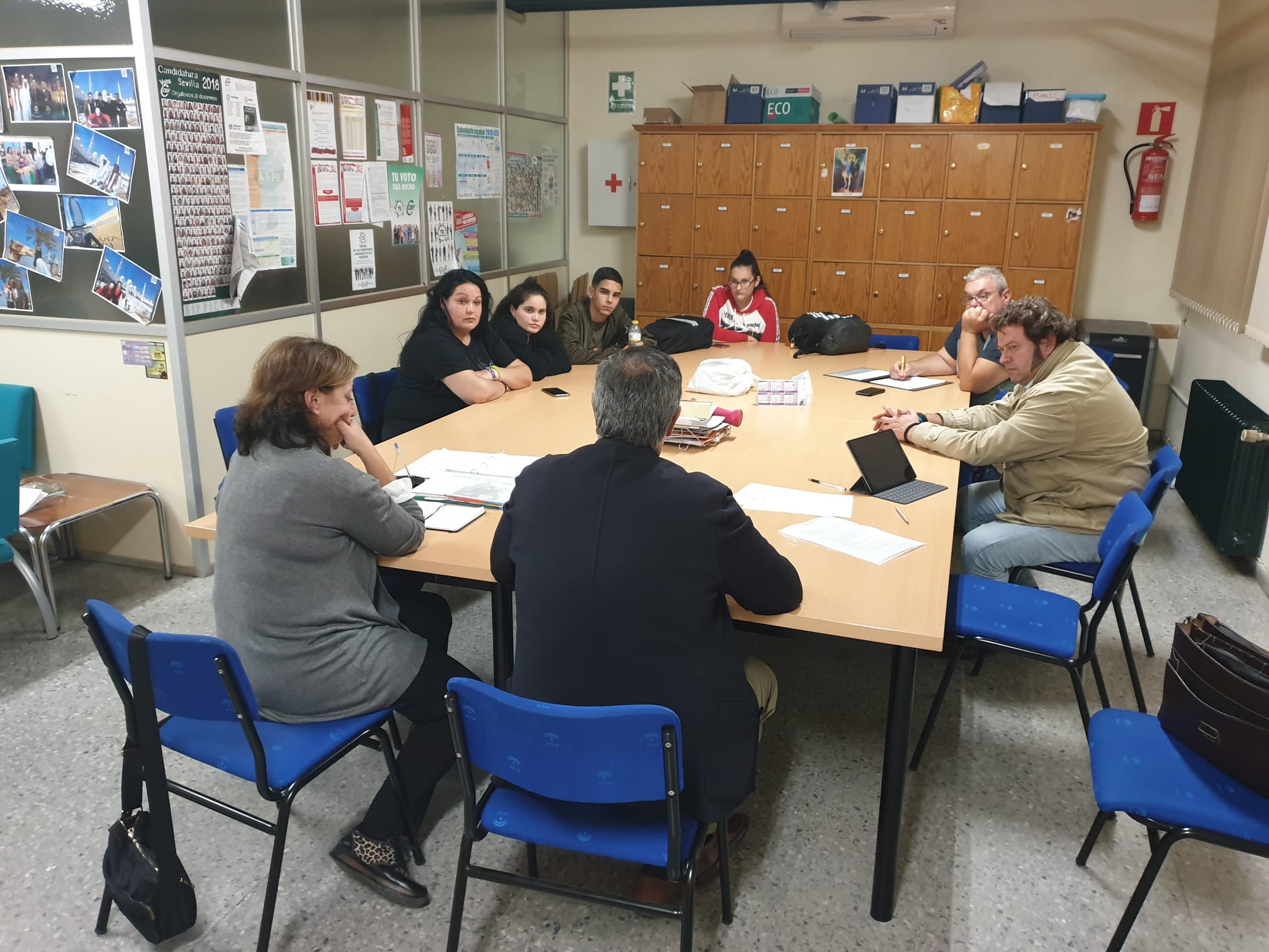 Reunión con los padres de los alumnos